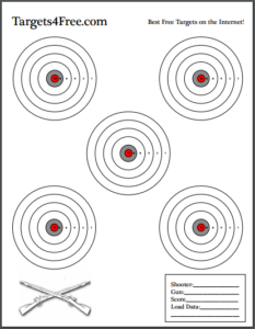Competition Targets (Printable for FREE) - Targets4Free