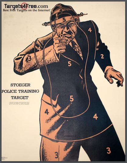 Stoeger Police Training Target (Free Printable Shooting Targets ...