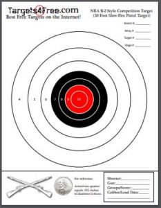 NRA B2 Target (Printable For FREE!) - Targets4Free